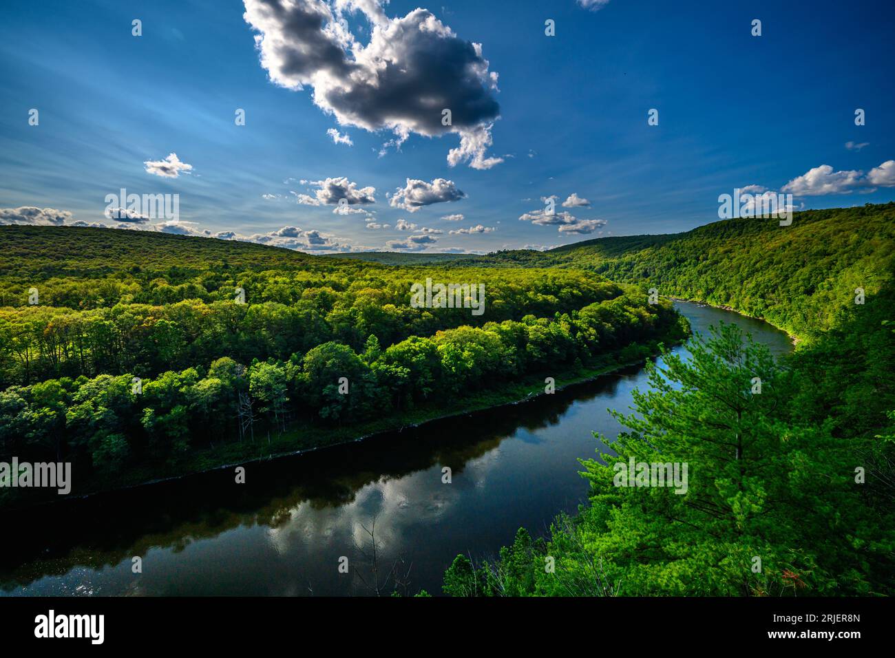 Views around the Upper Delaware Scenic Byway (NYS Route 97), which ...