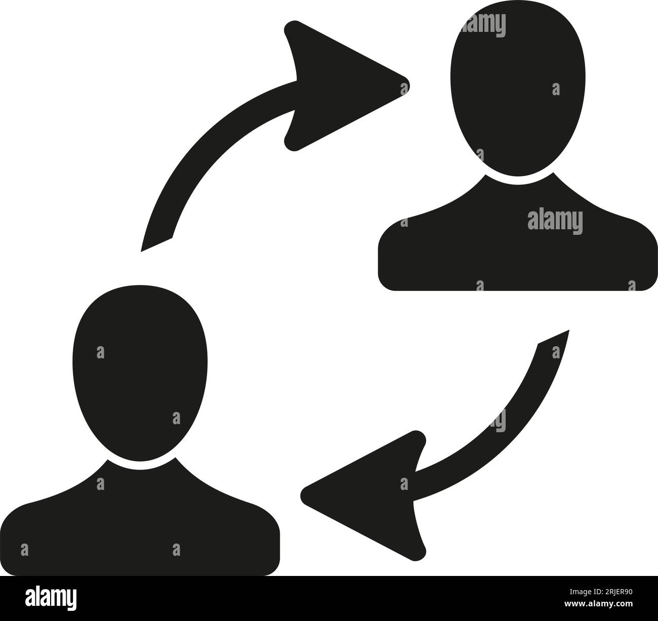 Exchange between people simple icon Stock Vector Image & Art - Alamy Exchange between people simple icon Stock Vector Image & Art - Alamy
