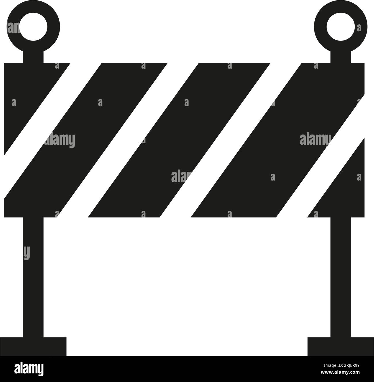 Construction barrier simple icon Stock Vector Image & Art - Alamy