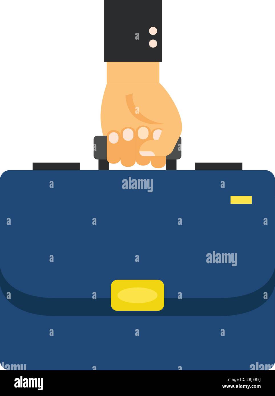 Hand holding briefcase icon Stock Vector Image & Art - Alamy