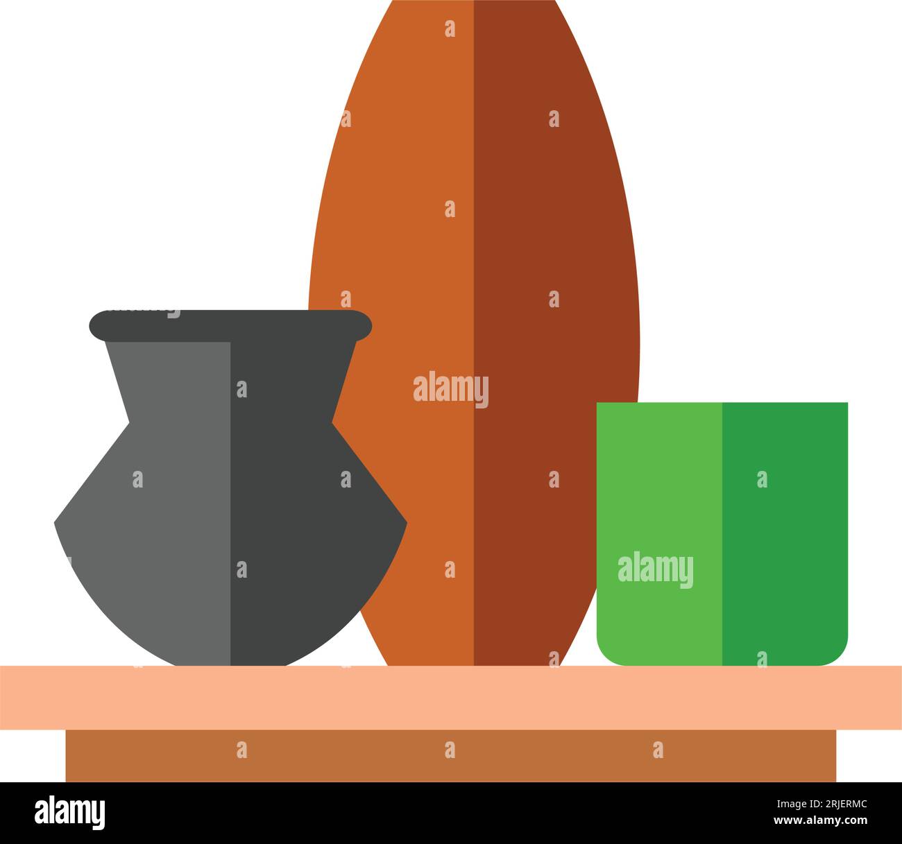 Clay vases icon Stock Vector Image & Art - Alamy