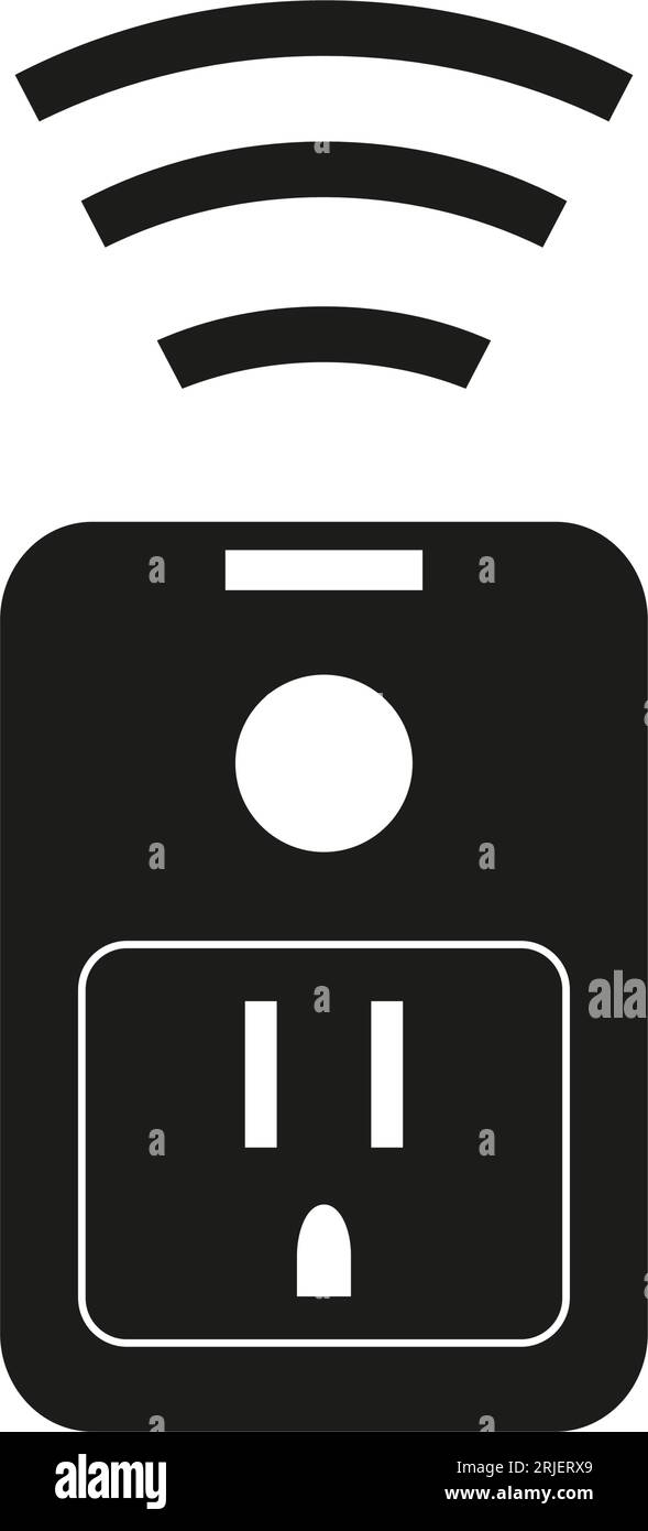 Plug icon layout Stock Vector Images - Alamy