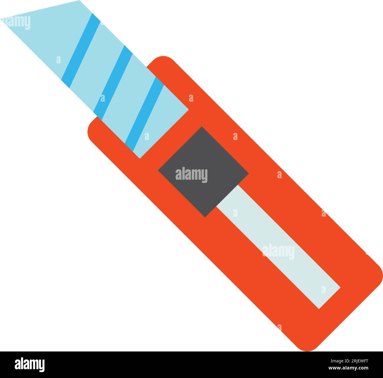 Retractable plastic cutter Stock Vector Images - Alamy