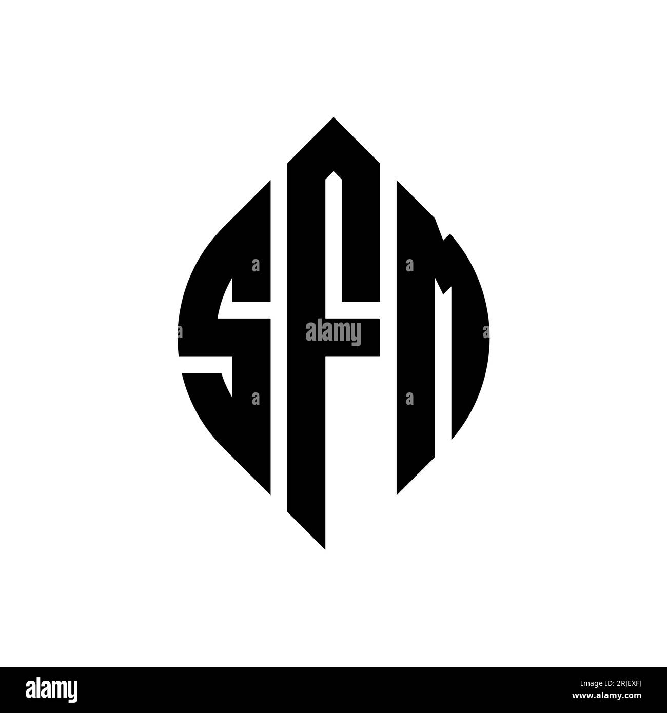 Sfm logo design Black and White Stock Photos & Images - Alamy