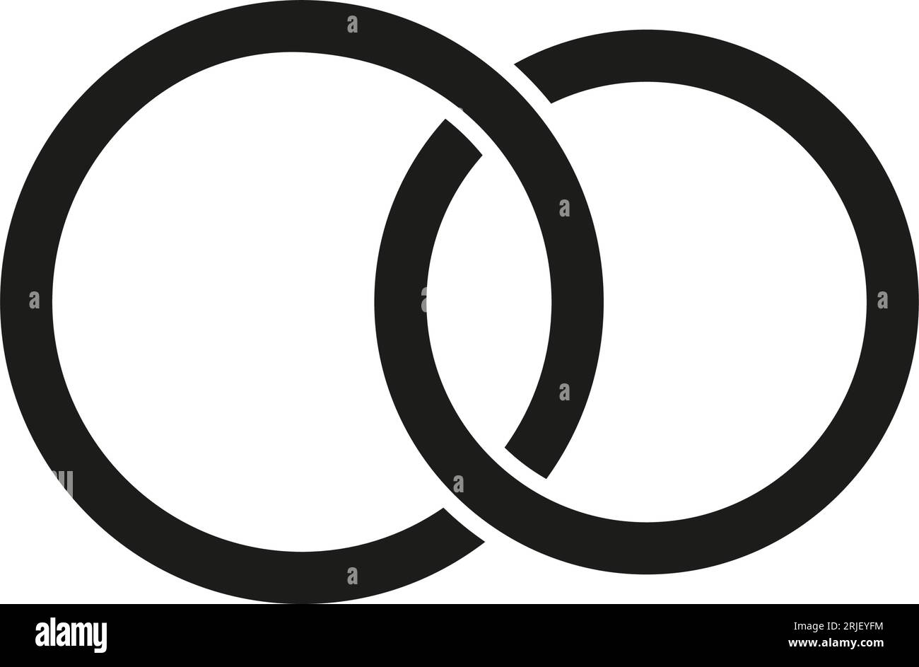 Simple rings Cut Out Stock Images & Pictures - Alamy