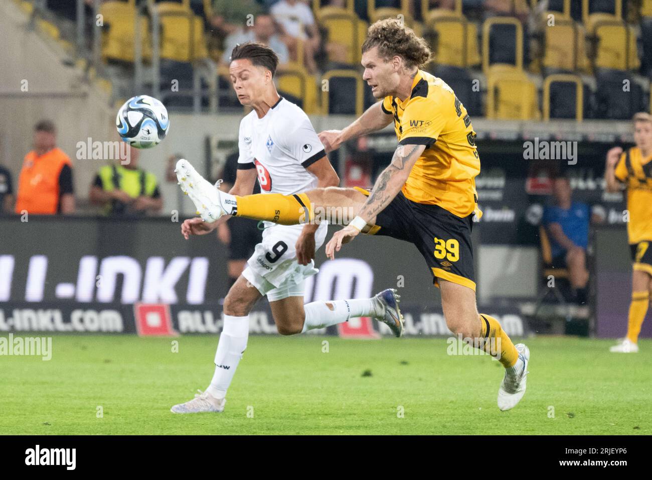 Dresden, Germany. 22nd Aug, 2023. Soccer: 3rd league, Dynamo Dresden ...