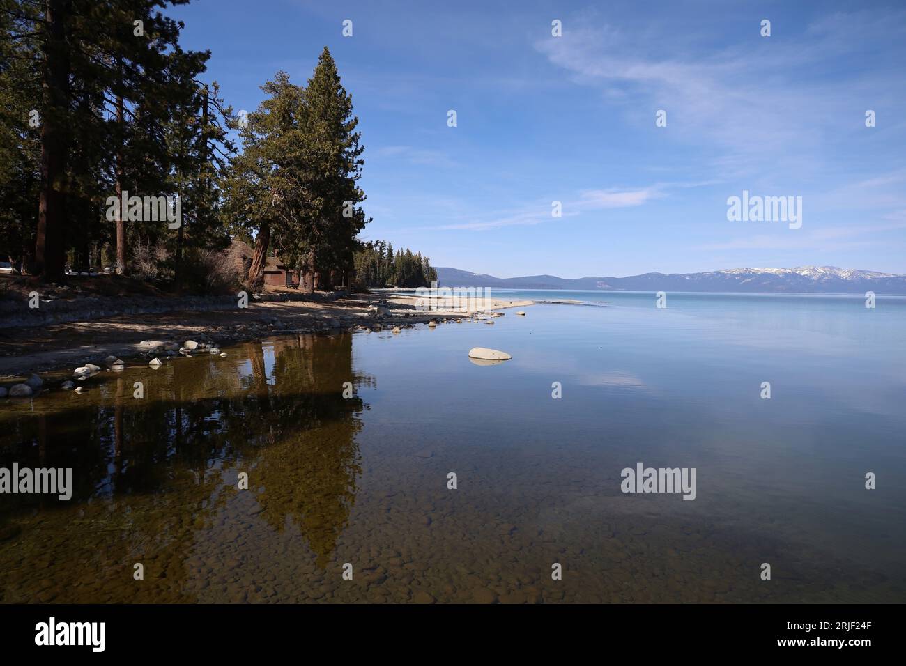 Photo of Lake tahoe Sugar Pine state park Stock Photo - Alamy