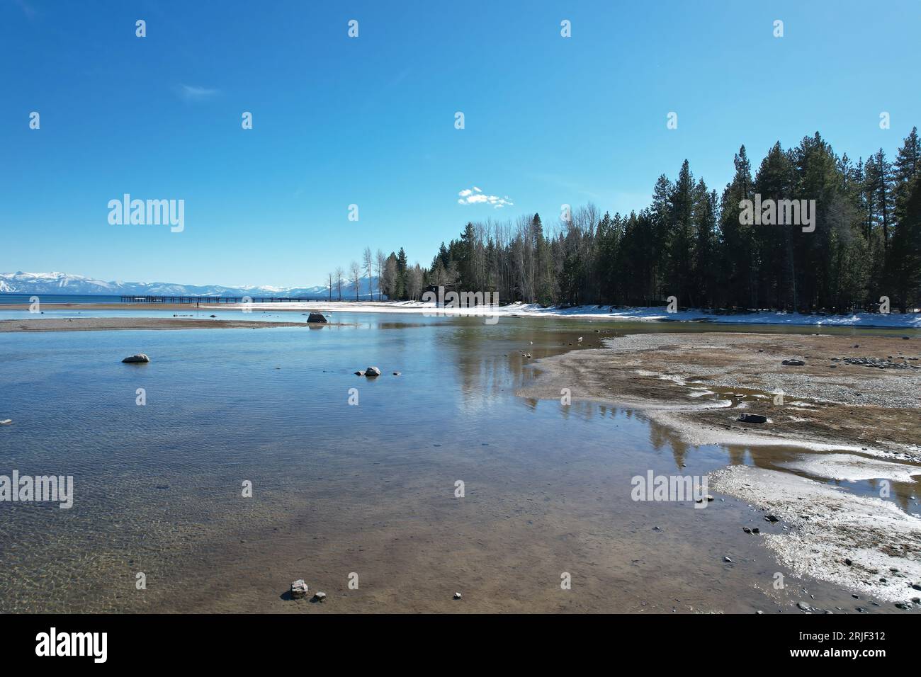 Photo of Lake tahoe Sugar Pine state park Stock Photo - Alamy