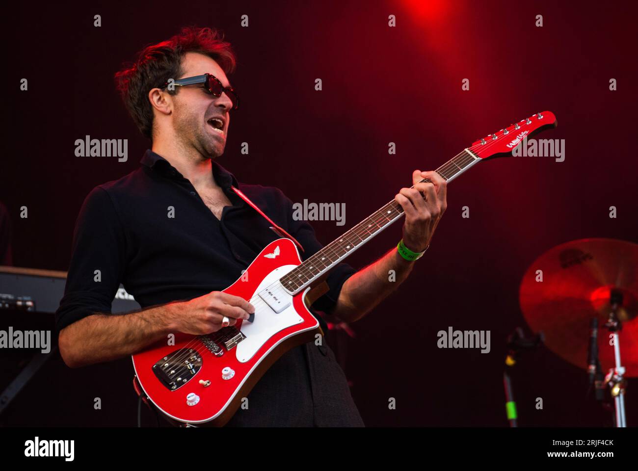 Sedgefield, UK. 19 Aug, 2023. The Vaccines performing at The Hardwick ...
