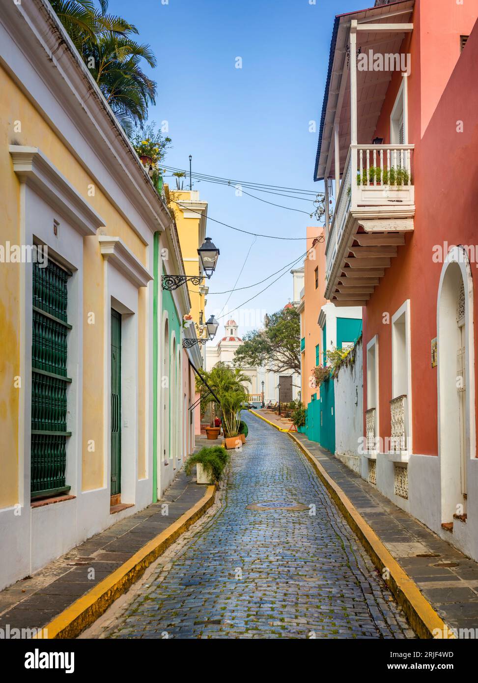 Old San Juan ,colorful Streets, San Juan Puerto Rico, USA,Caribbean ...