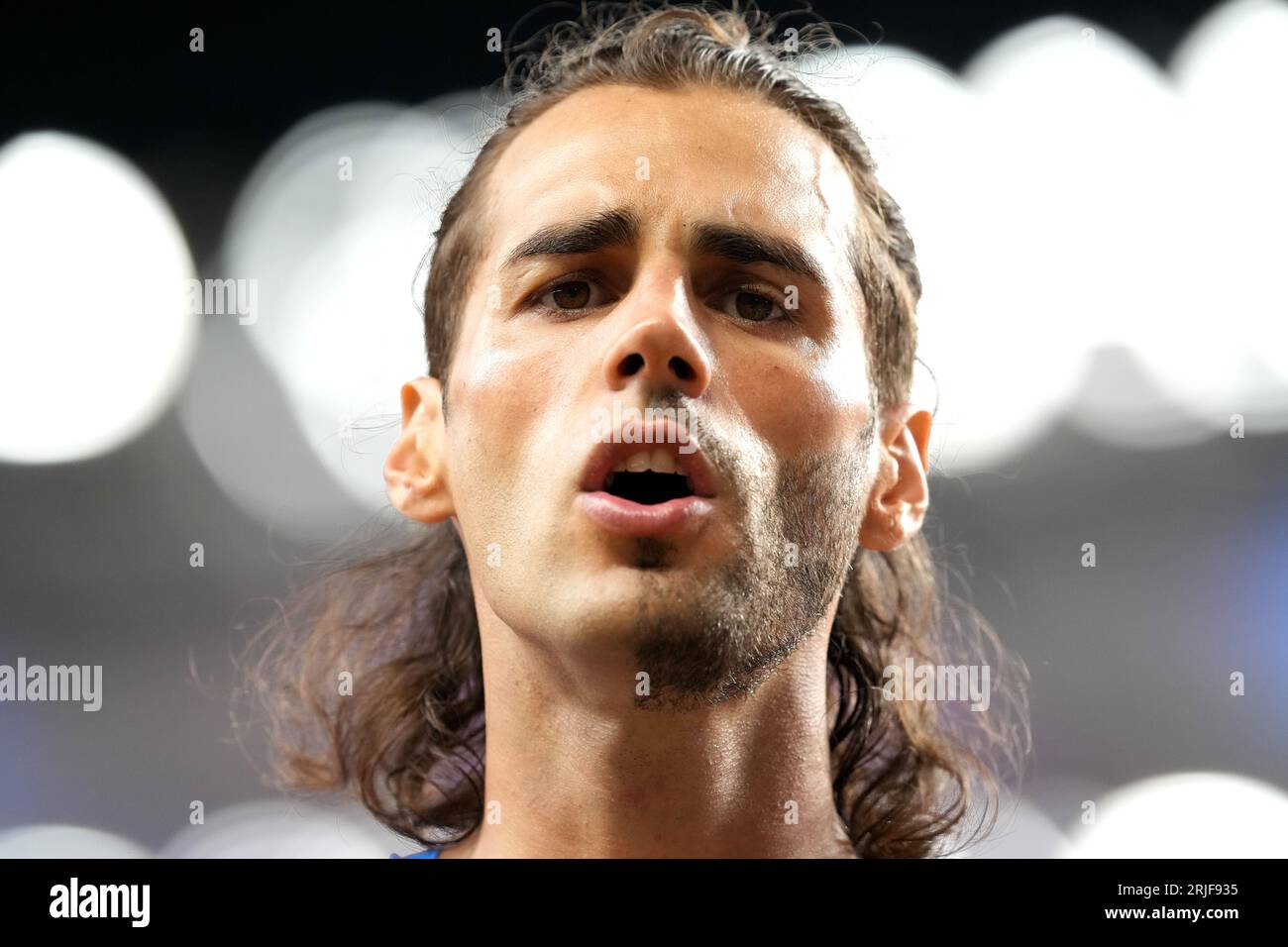 Italy's Gianmarco Tamberi competing in the Men's High Jump Final on day ...