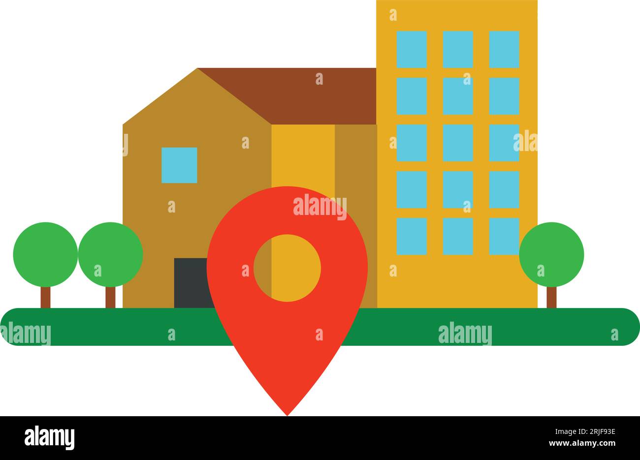 Geo location icon Stock Vector Image & Art - Alamy
