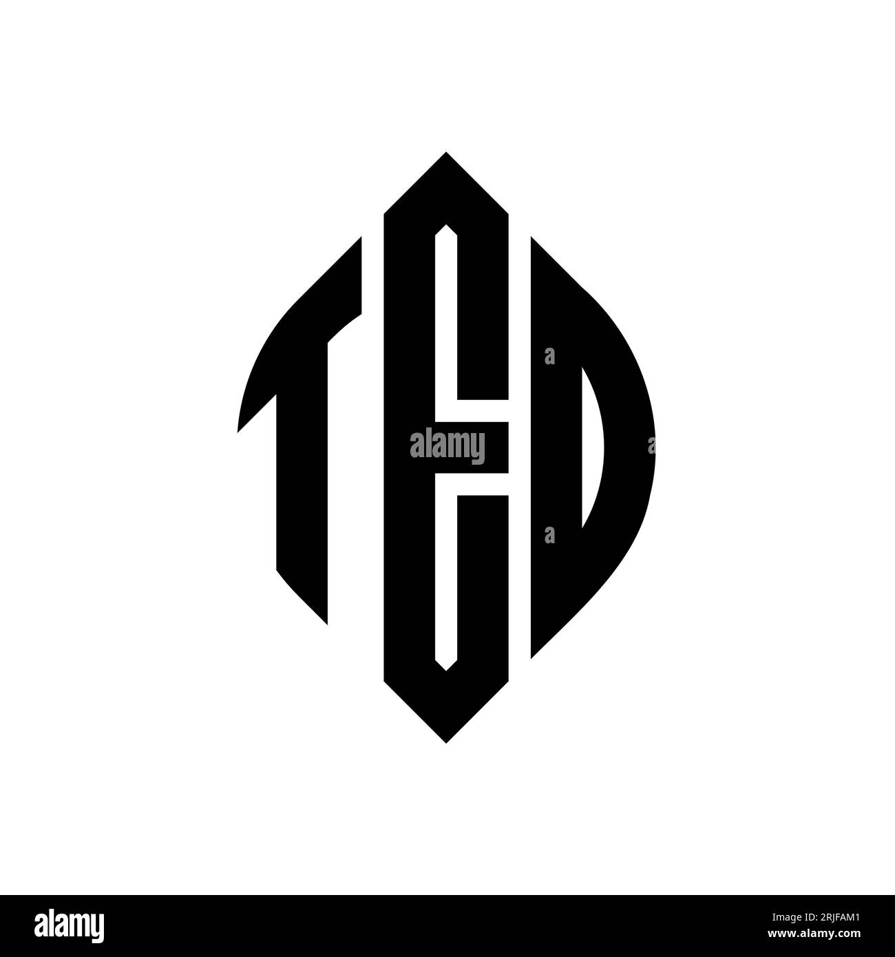 TEO circle letter logo design with circle and ellipse shape. TEO ...