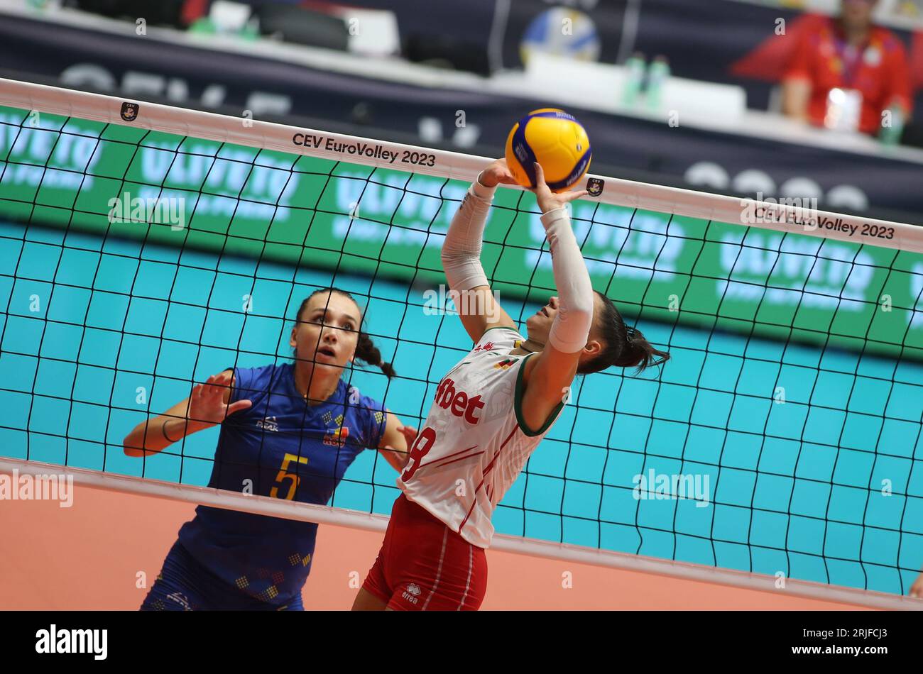 Turin, Italy. 22nd Aug, 2023. Petya Barakova of Bulgaria during the CEV ...