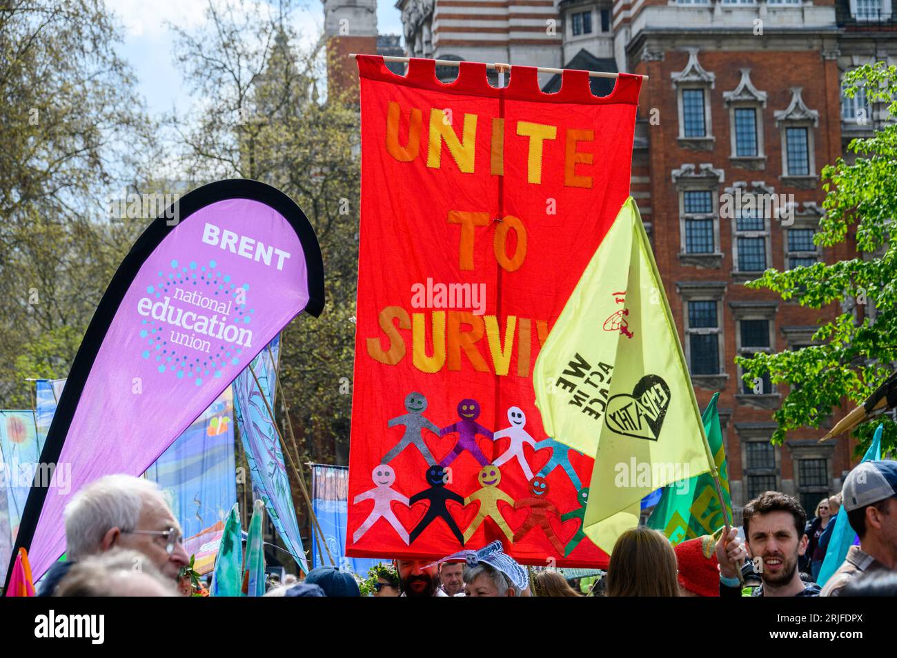 LONDON - April 22, 2023: XR's climate message: London's XR rally ...