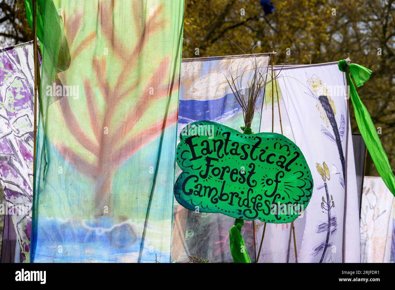 LONDON - April 22, 2023: Symbolizing change: Extinction Rebellion ...