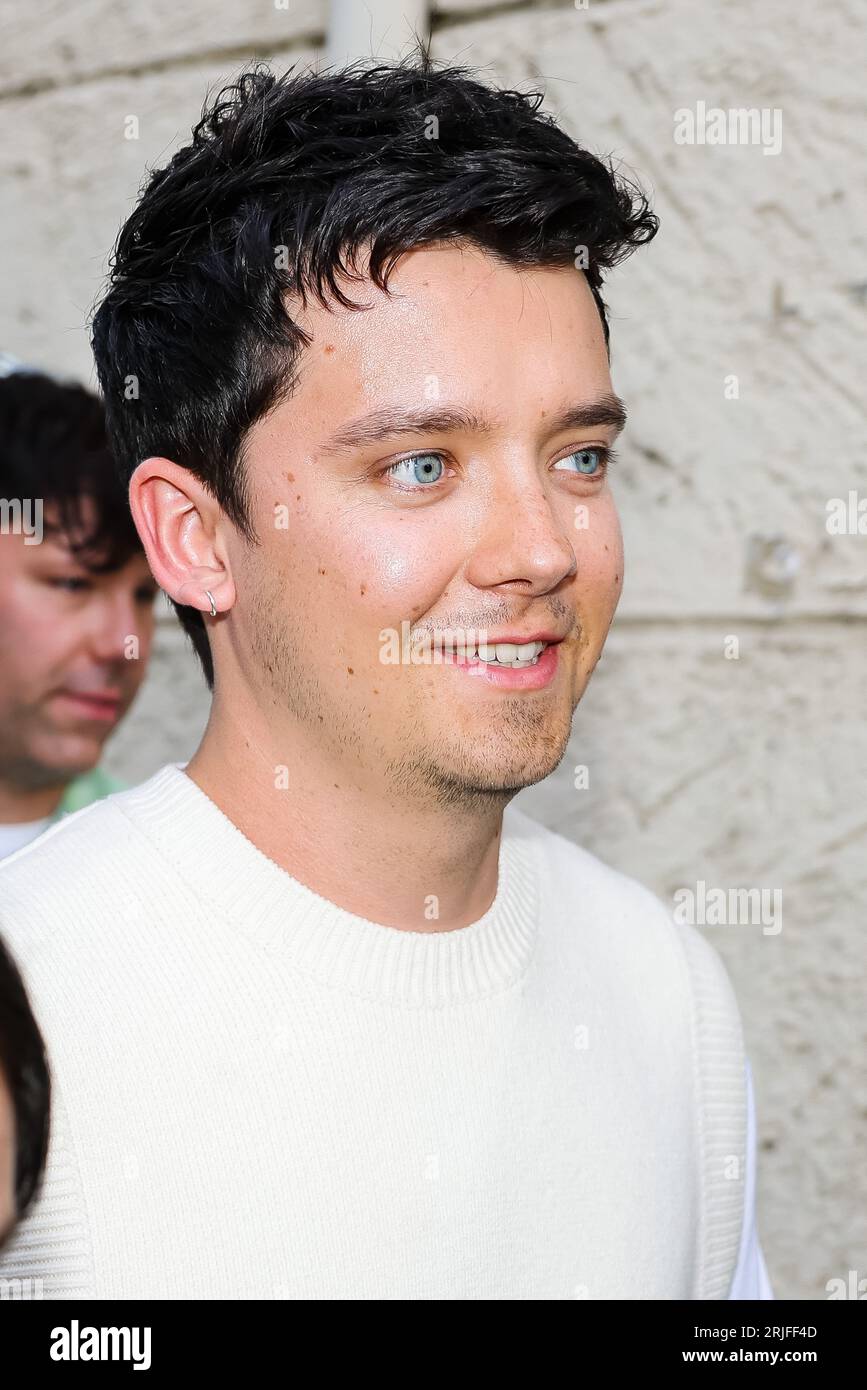 Milan, Italy. 18th June, 2023. Asa Butterfield attends the JW Anderson ...