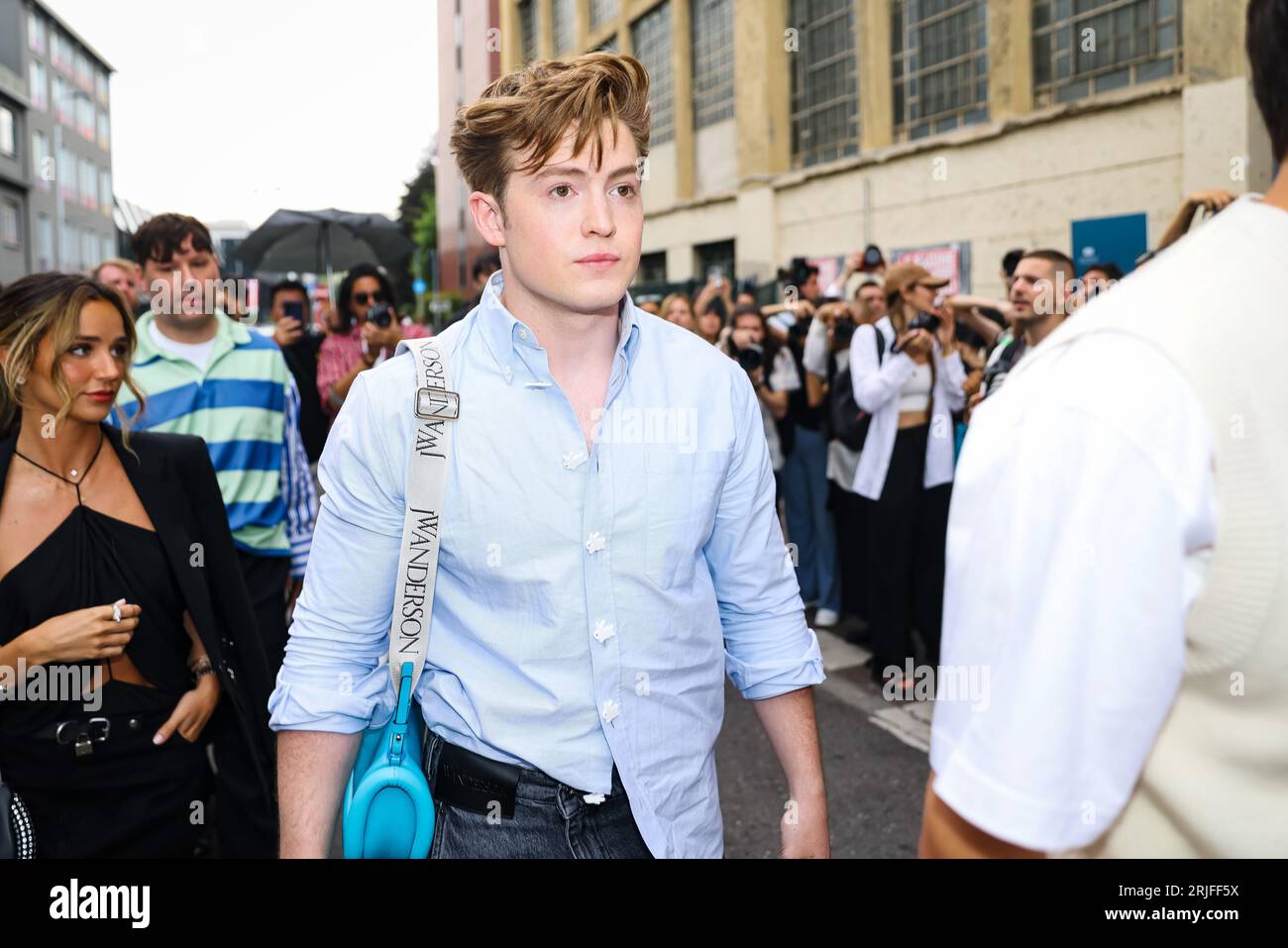 Milan, Italy. 18th June, 2023. Kit Connor attends the JW Anderson ...