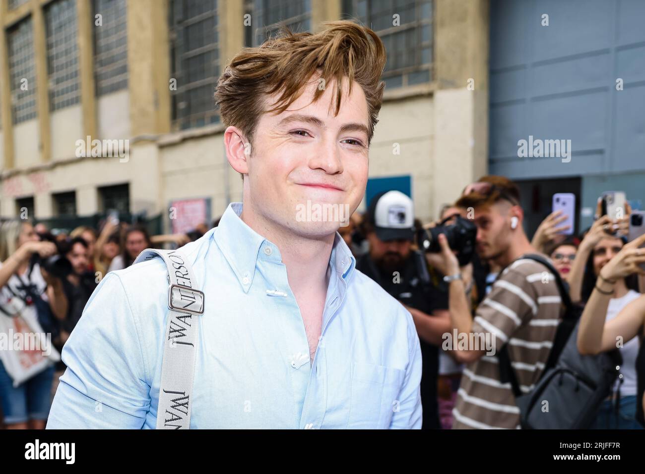 Milan, Italy. 18th June, 2023. Kit Connor attends the JW Anderson ...