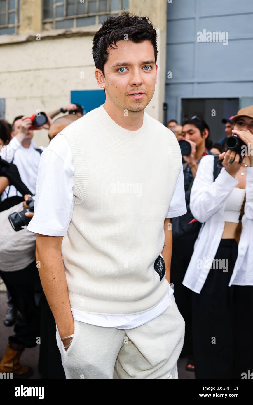 Milan, Italy. 18th June, 2023. Asa Butterfield attends the JW Anderson ...