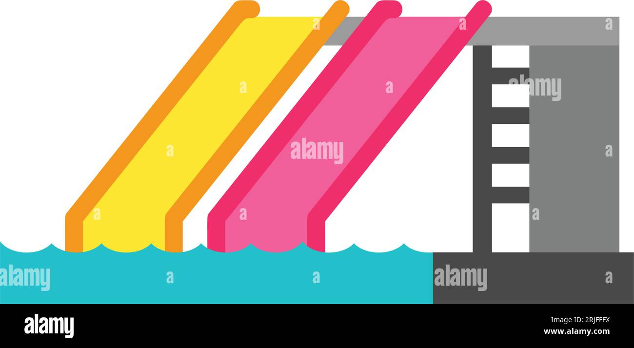 Waterslide Stock Vector Images - Alamy