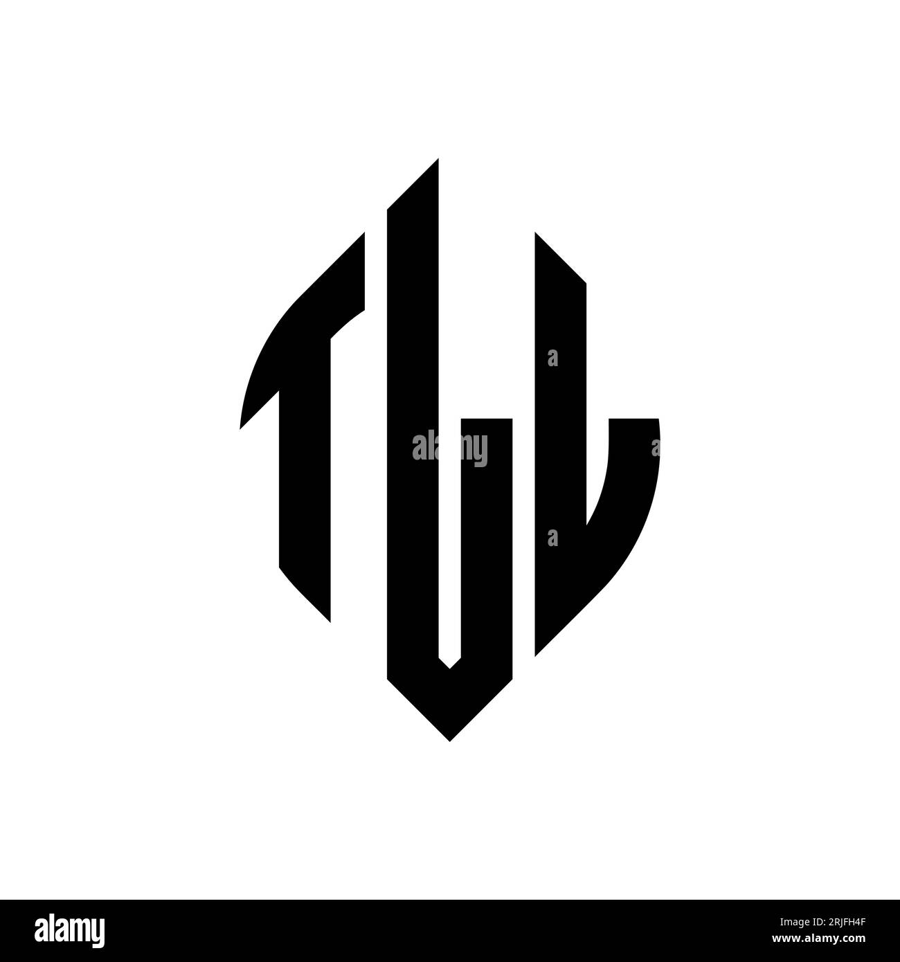TLL circle letter logo design with circle and ellipse shape. TLL ...