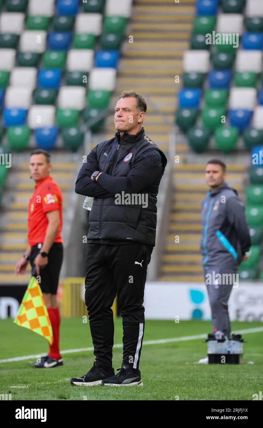 Windsor Park, Belfast, Northern Ireland, UK. 22nd Aug 2023. Sports ...