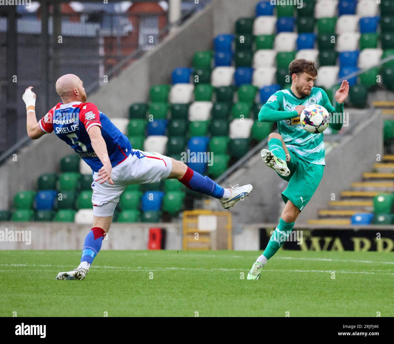 Windsor Park, Belfast, Northern Ireland, UK. 22nd Aug 2023. Sports ...