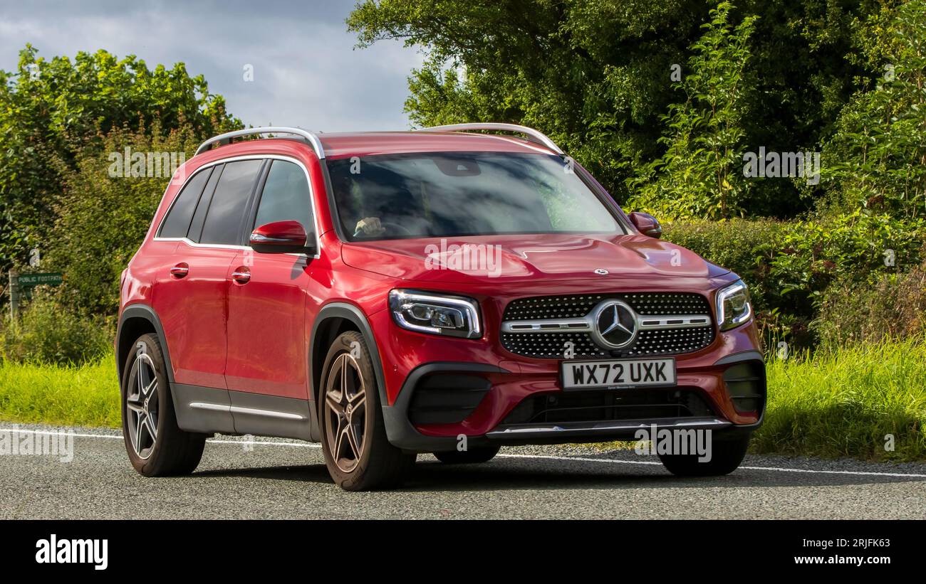 Woburn,Beds.UK - August 19th 2023: 2022 red Mercedes Benz GLB 200 amg ...