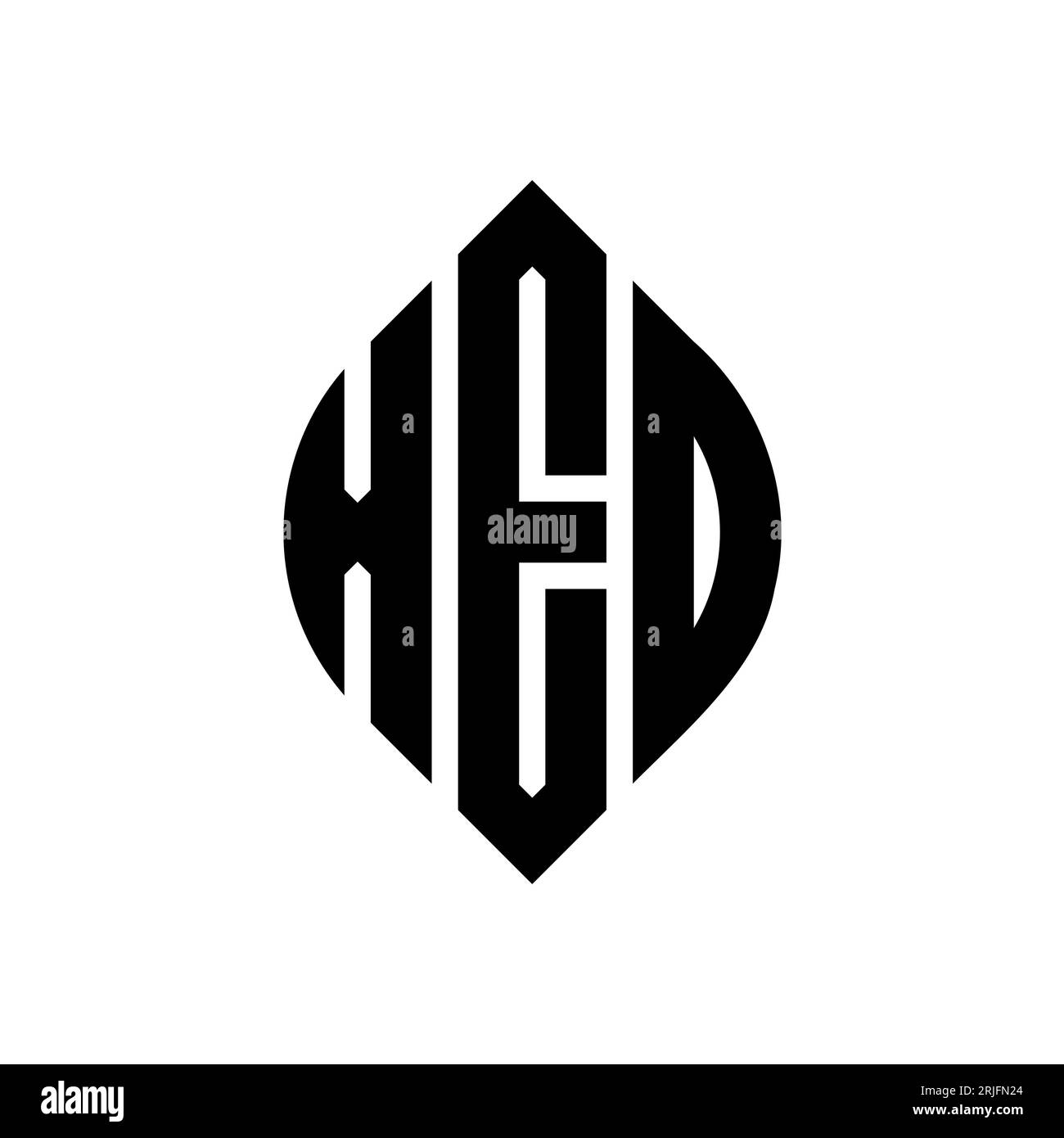 XEO circle letter logo design with circle and ellipse shape. XEO ...