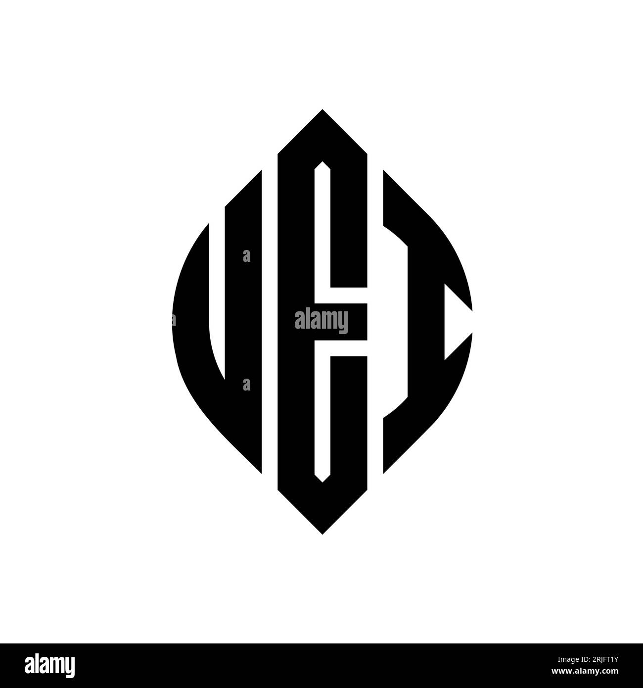 UEI circle letter logo design with circle and ellipse shape. UEI ...