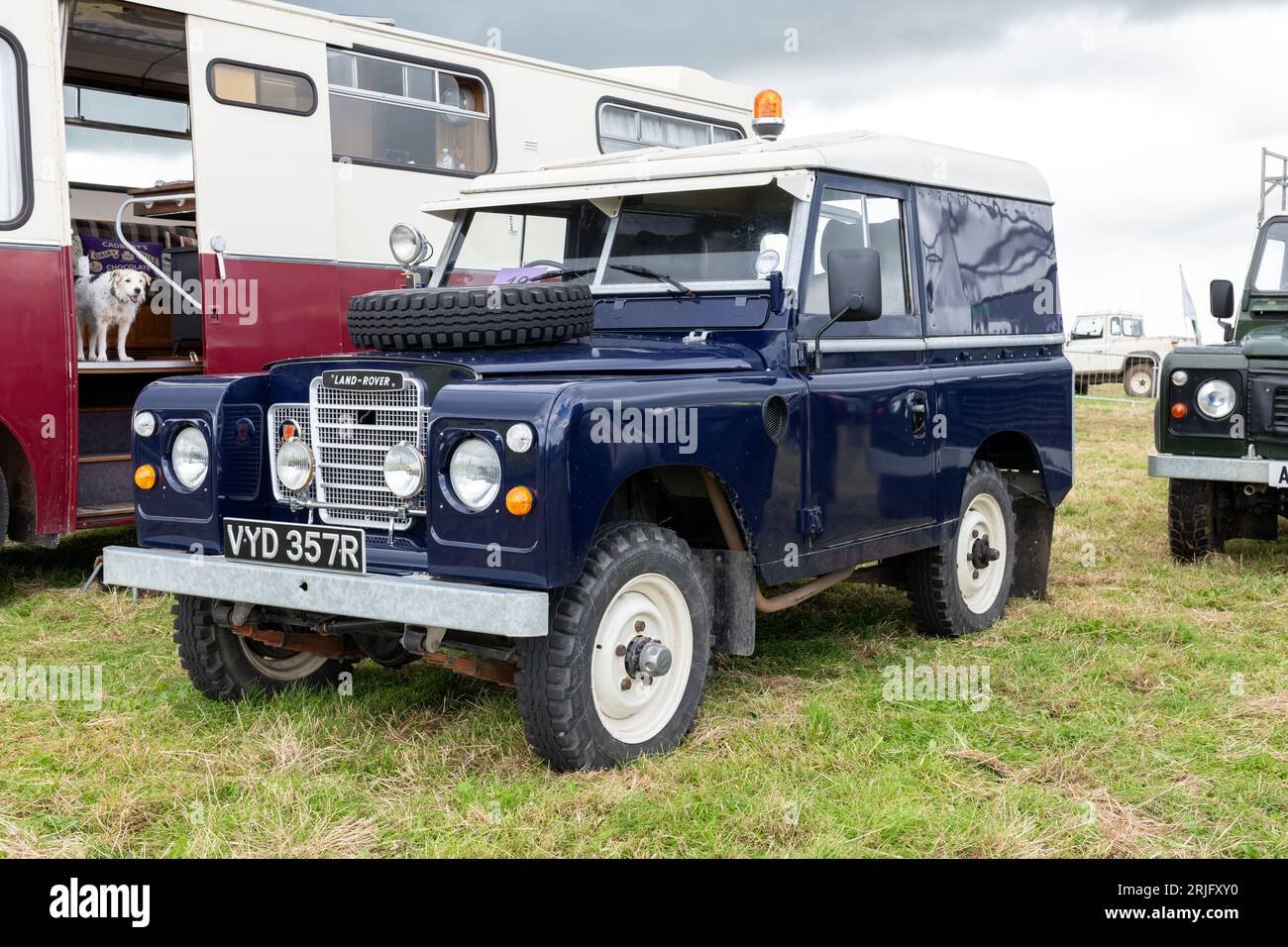 Low Ham.Somerset.United Kingdom.July 23rd 2023.A Series 3 Land Rover ...