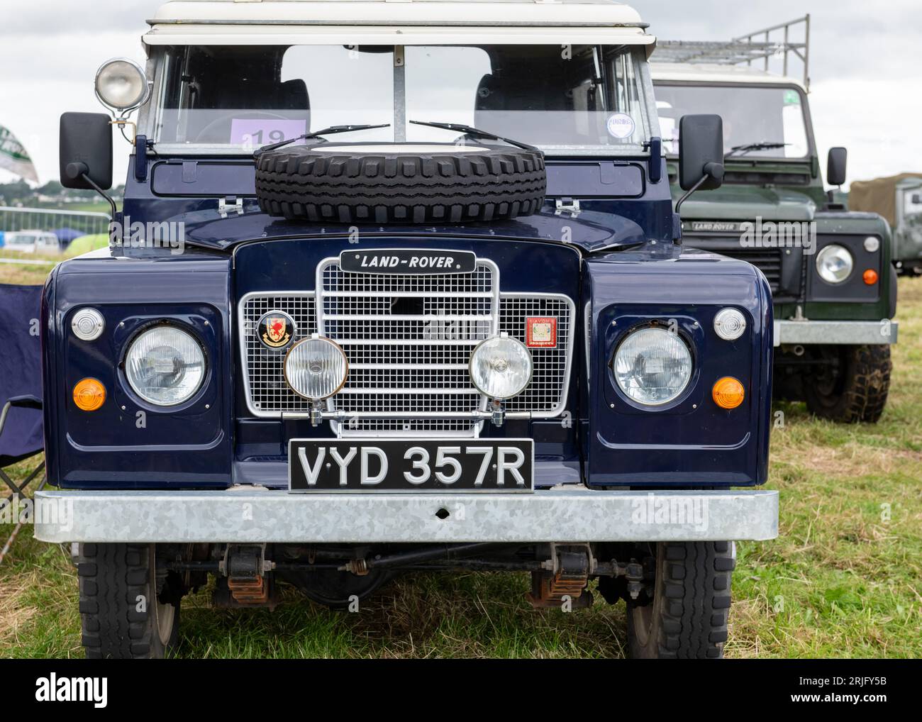Low Ham.Somerset.United Kingdom.July 23rd 2023.A Series 3 Land Rover ...