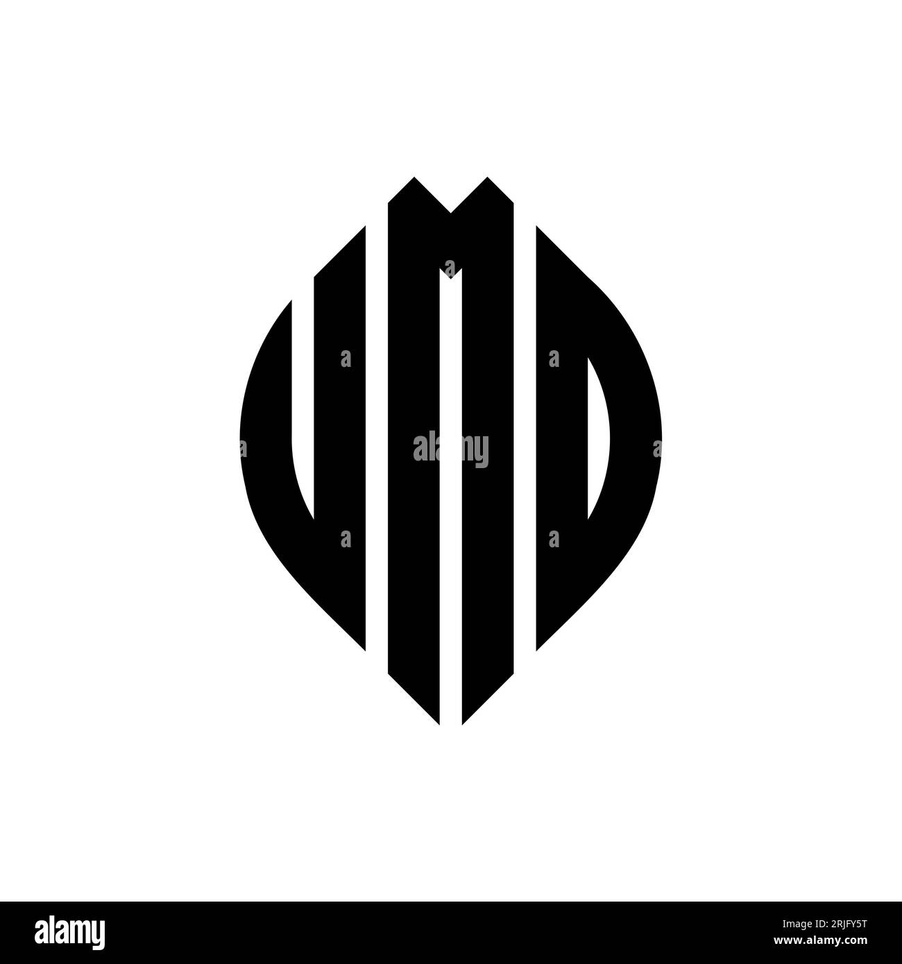 UMO circle letter logo design with circle and ellipse shape. UMO ...
