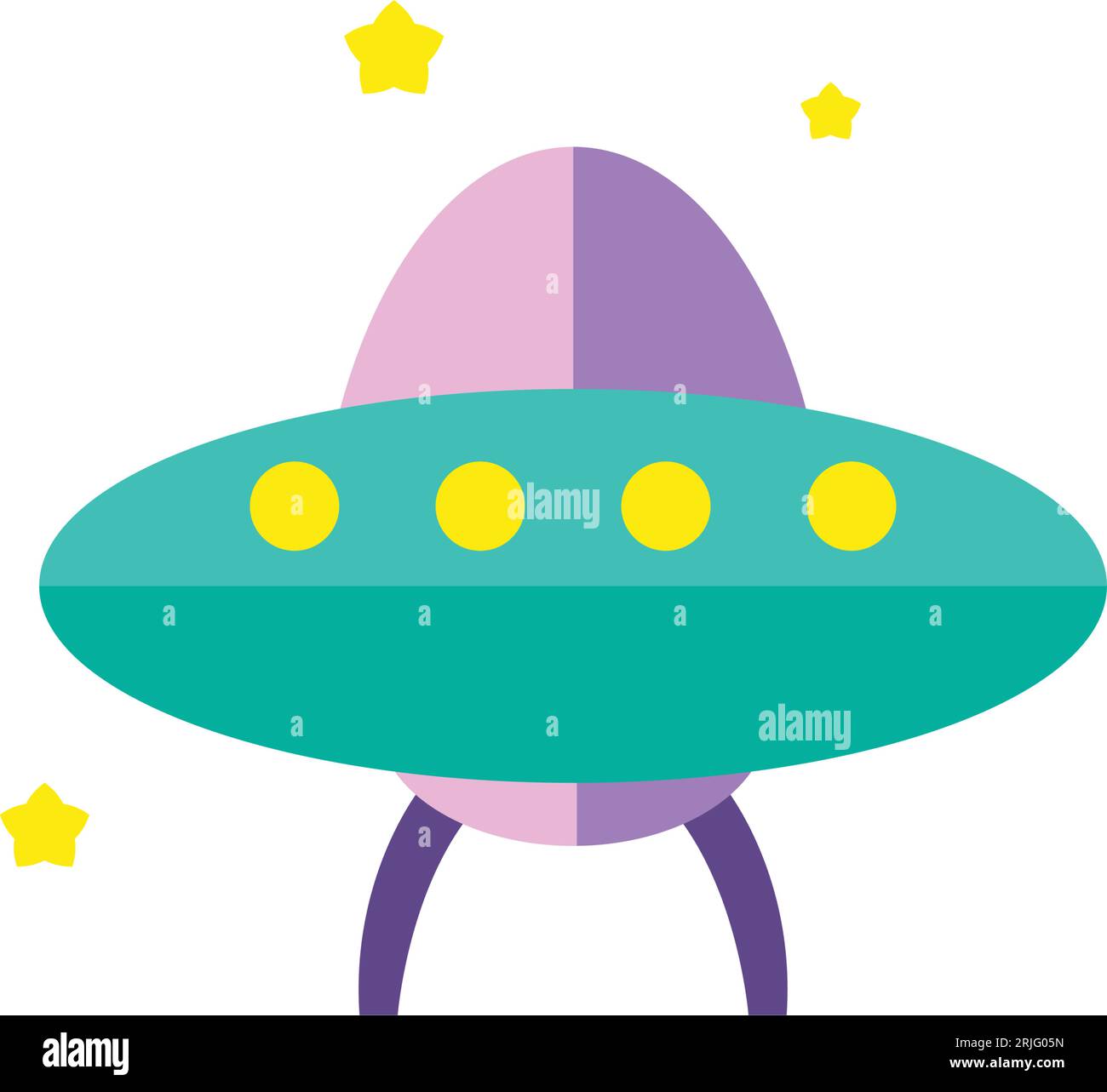 Alien spaceship icon Stock Vector Image & Art - Alamy