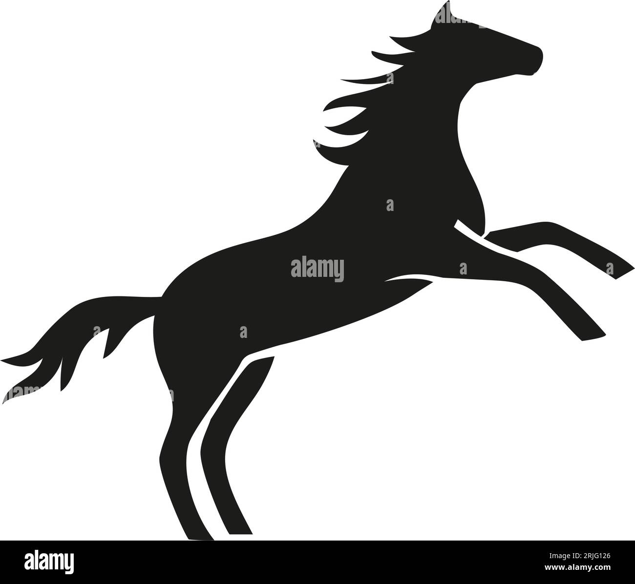 Rearing horse icon Stock Vector Image & Art - Alamy