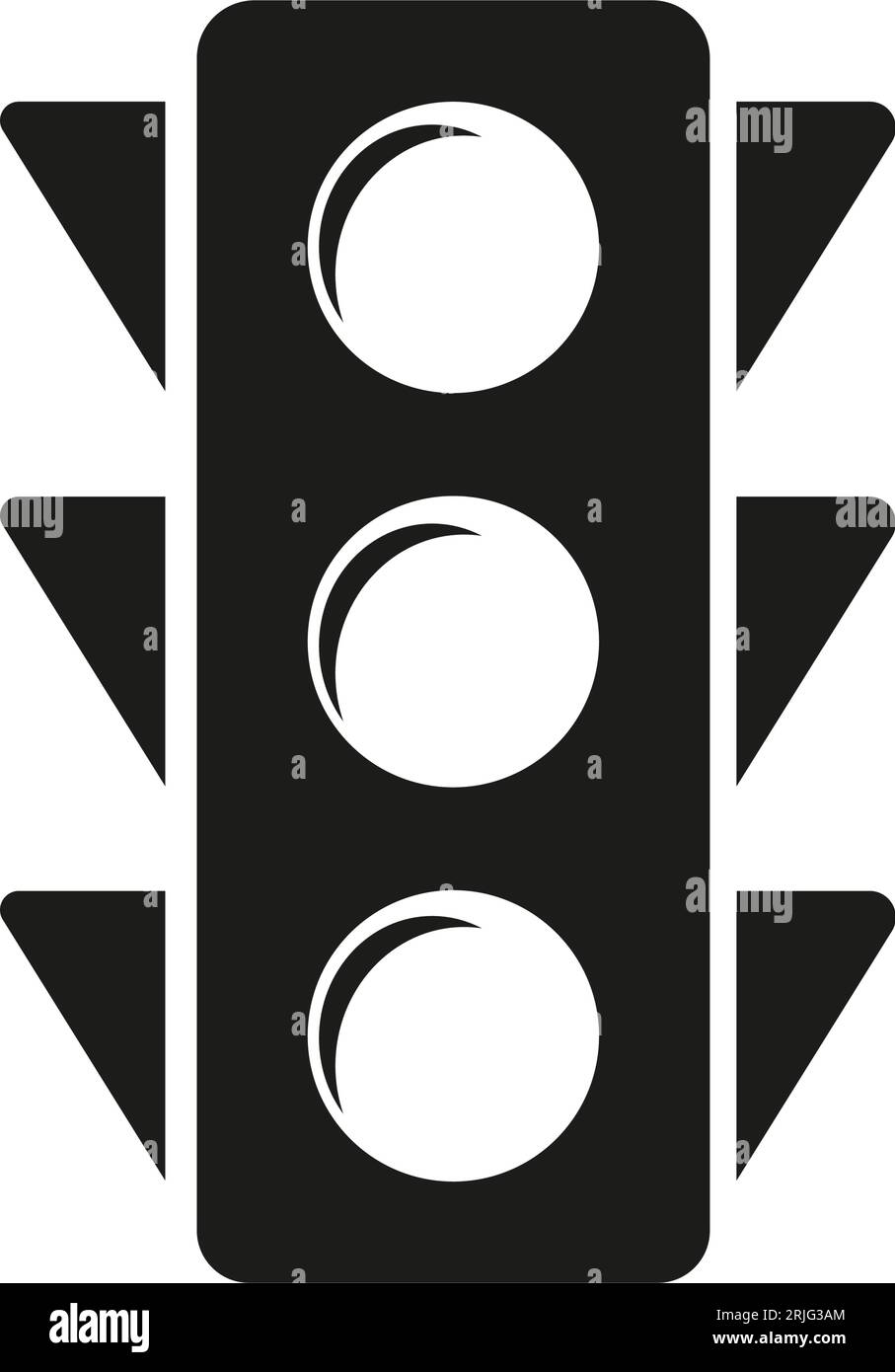 Traffic light simple icon Stock Vector Image & Art - Alamy