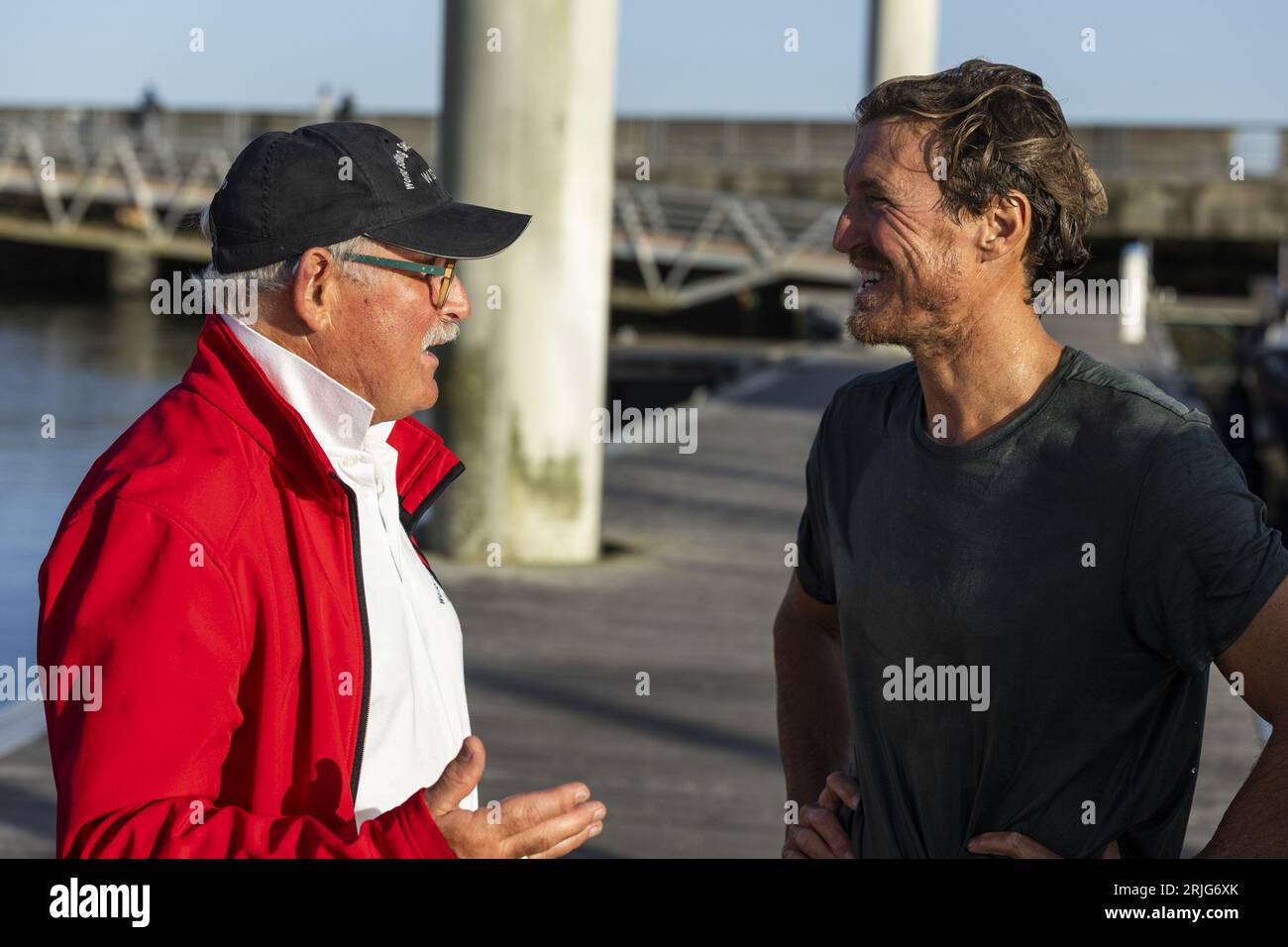 Brest, France on August 22nd 2023 Jay Thompson (USA) becomes the first ...