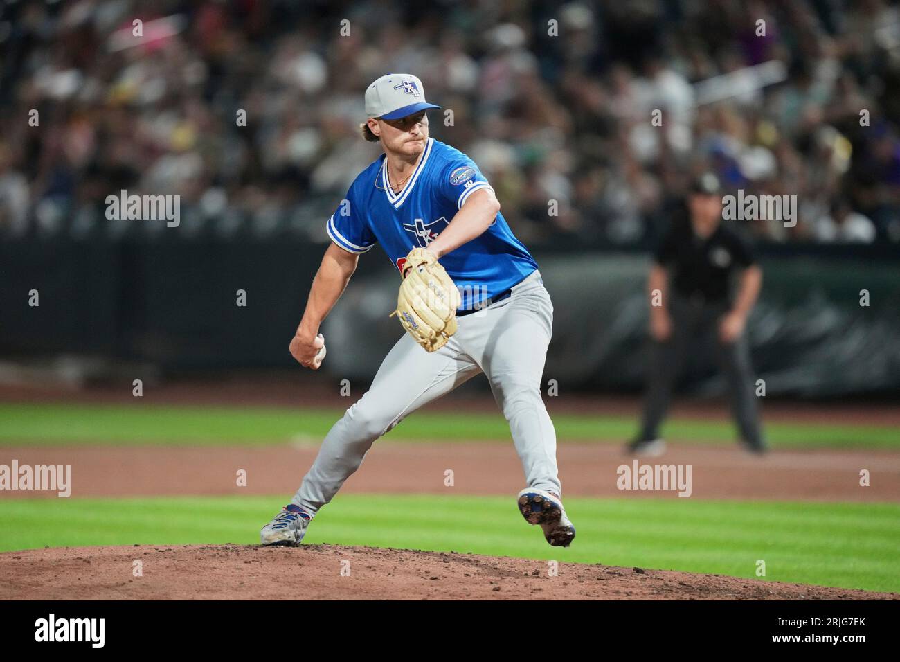 August 19 2023: Oklahoma City pitcher Shelby Miller (16) throws a pitch ...