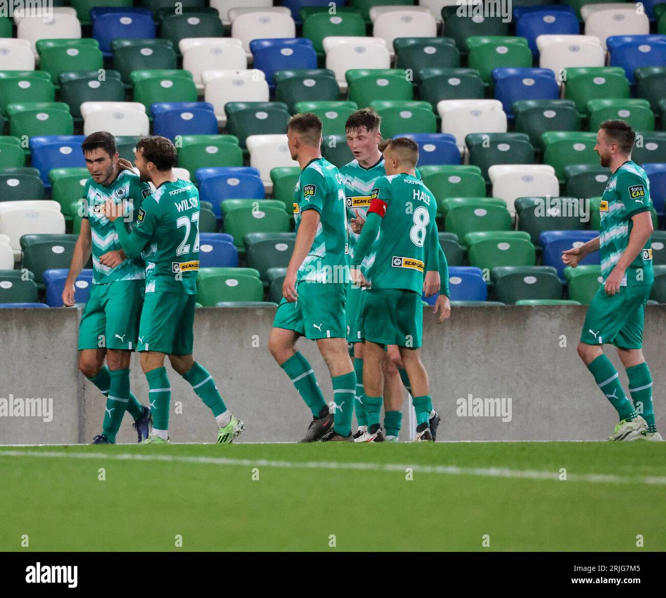 Windsor Park, Belfast, Northern Ireland, UK. 22nd Aug 2023. Sports ...