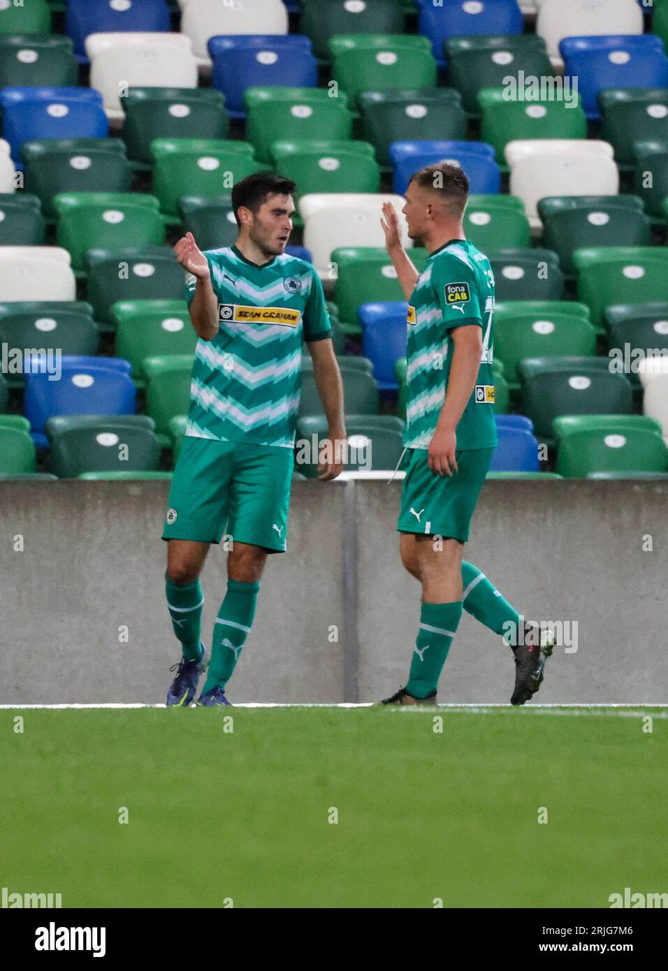 Windsor Park, Belfast, Northern Ireland, UK. 22nd Aug 2023. Sports ...