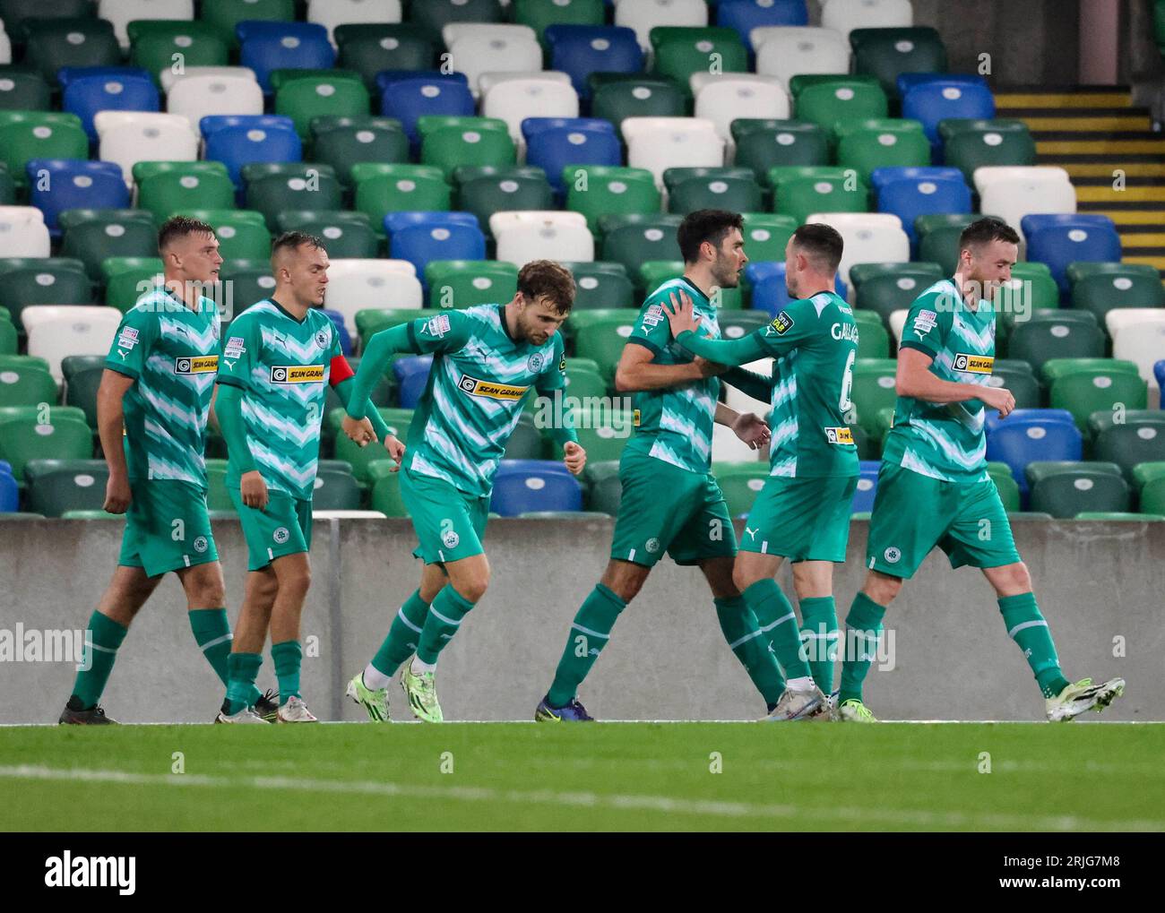 Windsor Park, Belfast, Northern Ireland, UK. 22nd Aug 2023. Sports ...