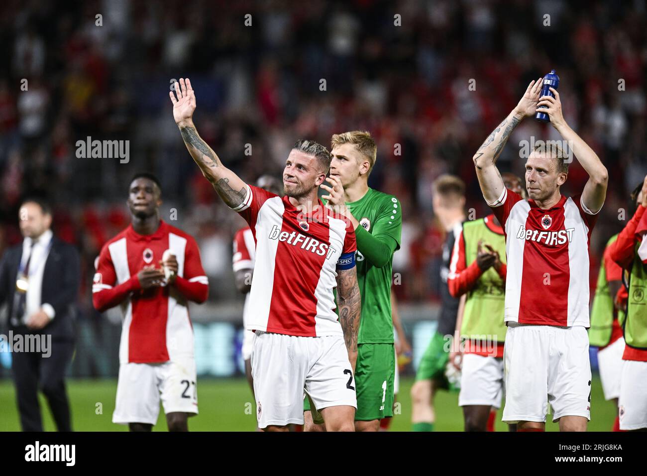 Antwerp, Belgium. 22nd Aug, 2023. Antwerp's Toby Alderweireld ...