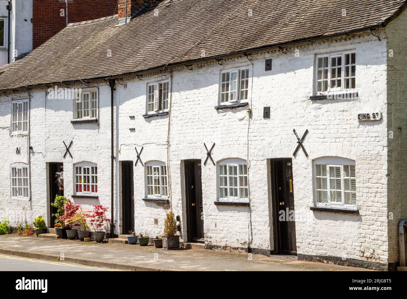 charming 19th century period country cottages along King Street in the ...