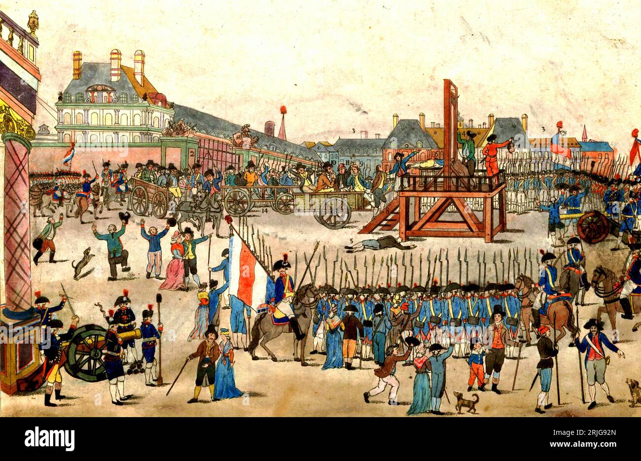 Execution of Robespierre, Maximilien François Marie Isidore de ...