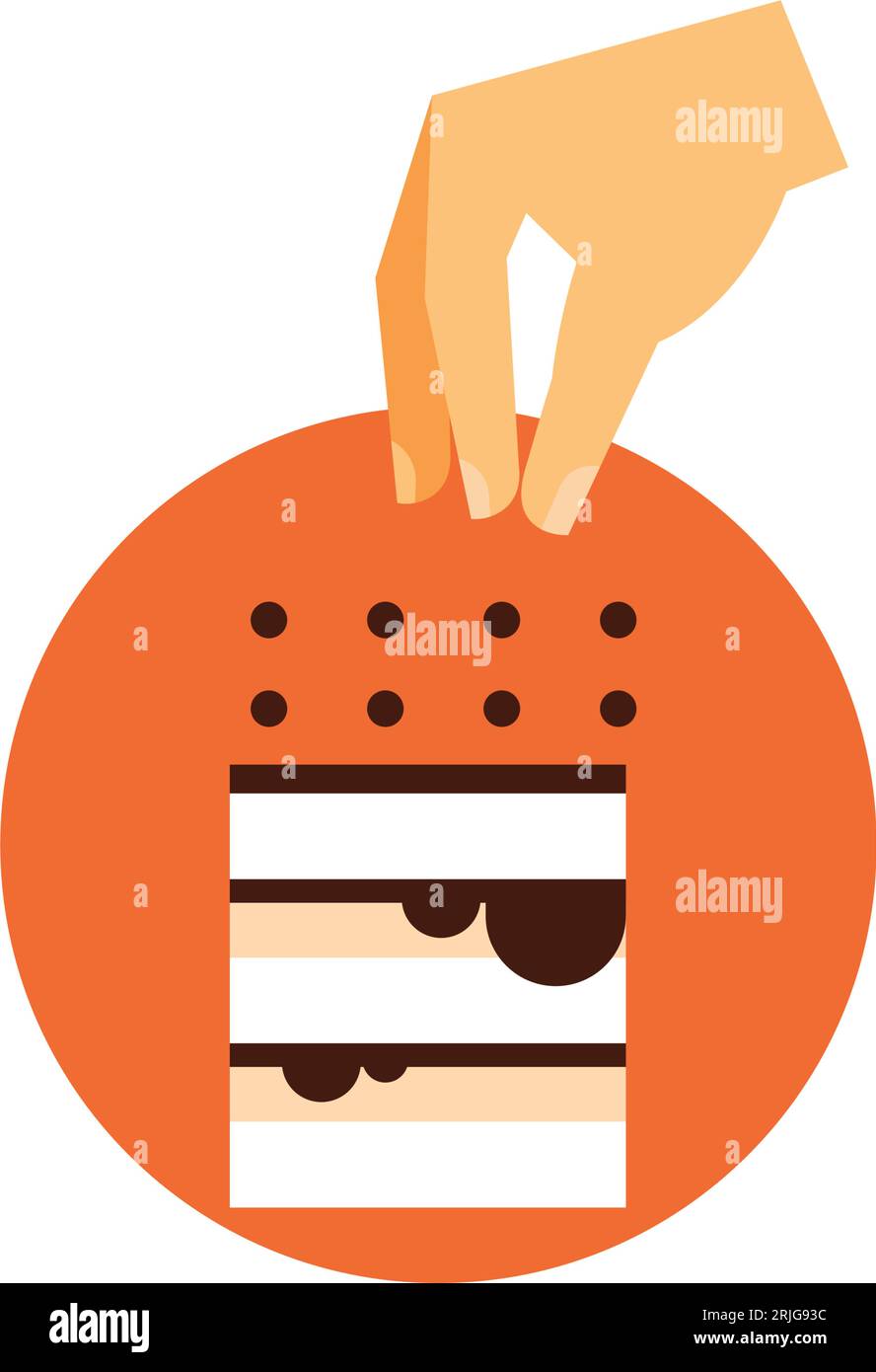 Restaurant food italian tiramisu Stock Vector Images - Alamy