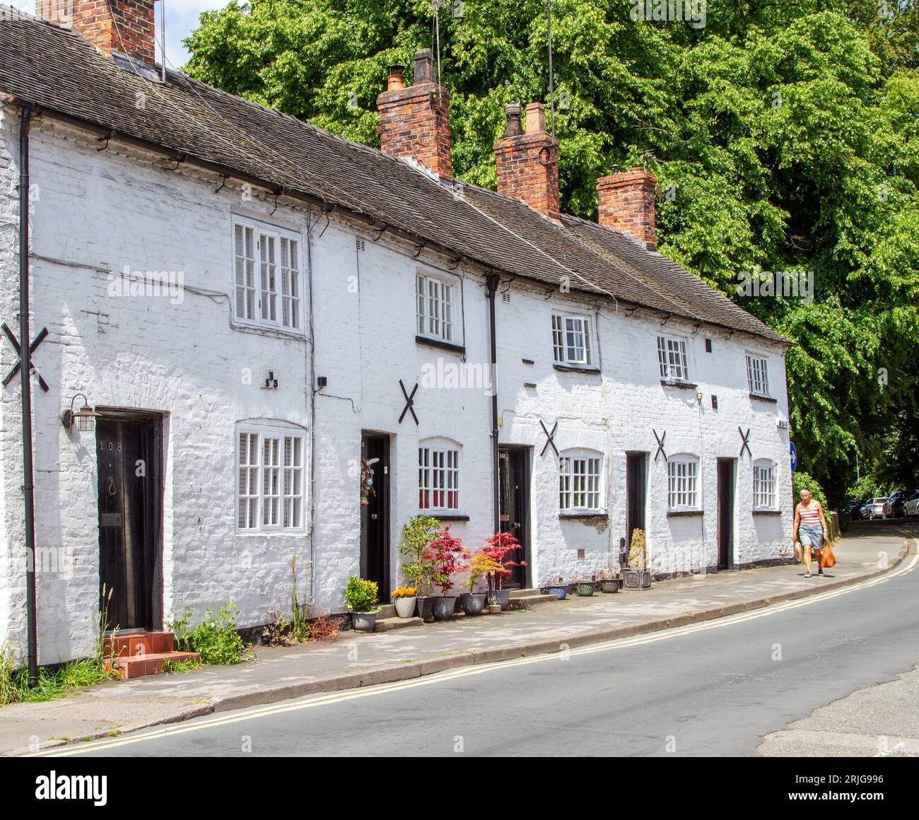 charming 19th century period country cottages along King Street in the ...