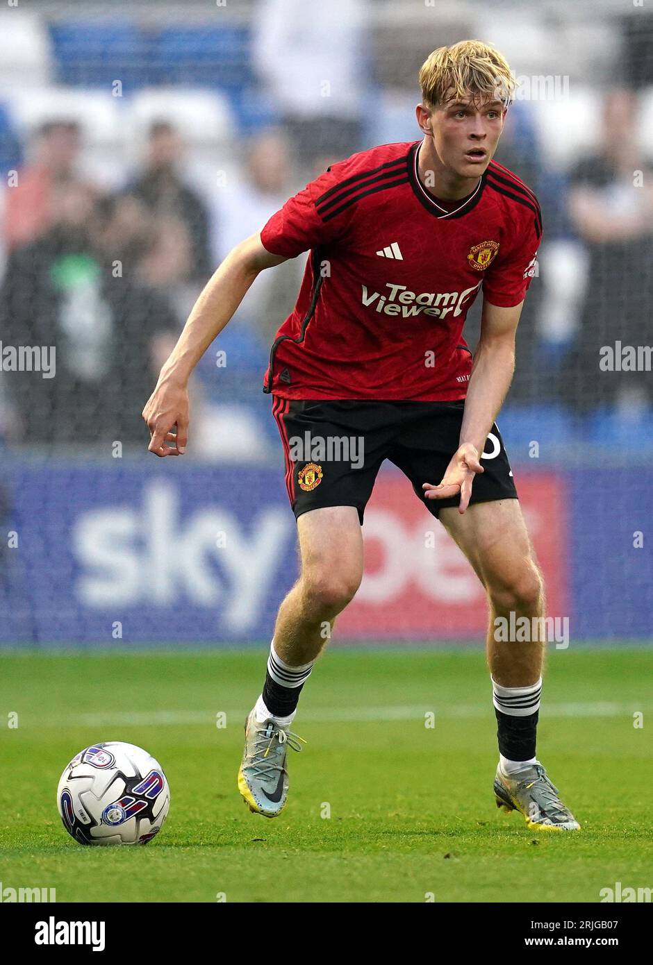 Manchester United's Toby Collyer during the EFL Trophy group stage ...