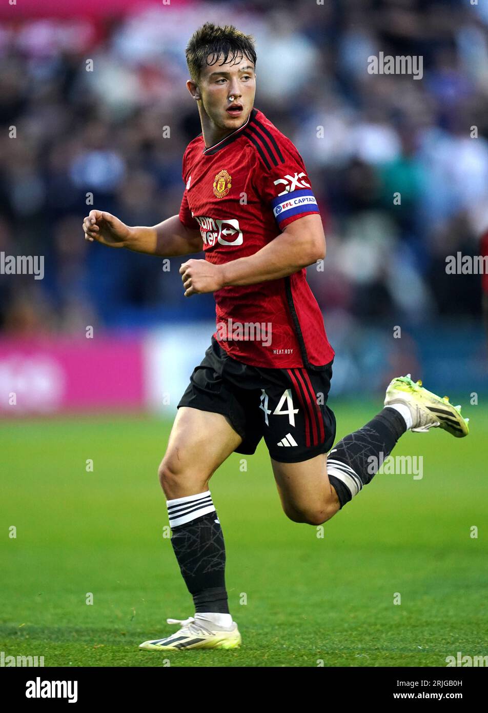 Manchester United's Daniel Gore during the EFL Trophy group stage match ...