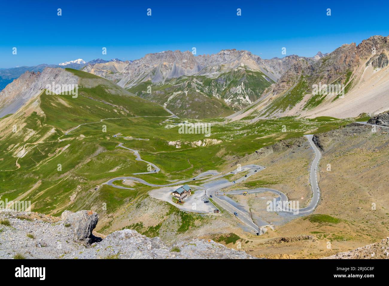 Col du Galibier, Hautes-Alpes, France Stock Photo - Alamy